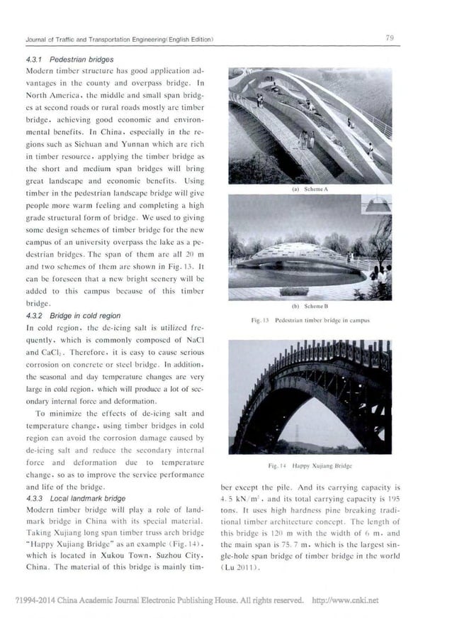 application of modern timber structure in short and medium span | PDF