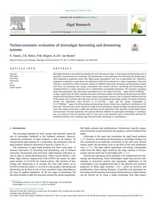 Algal Research | PDF | Agriculture | Industries