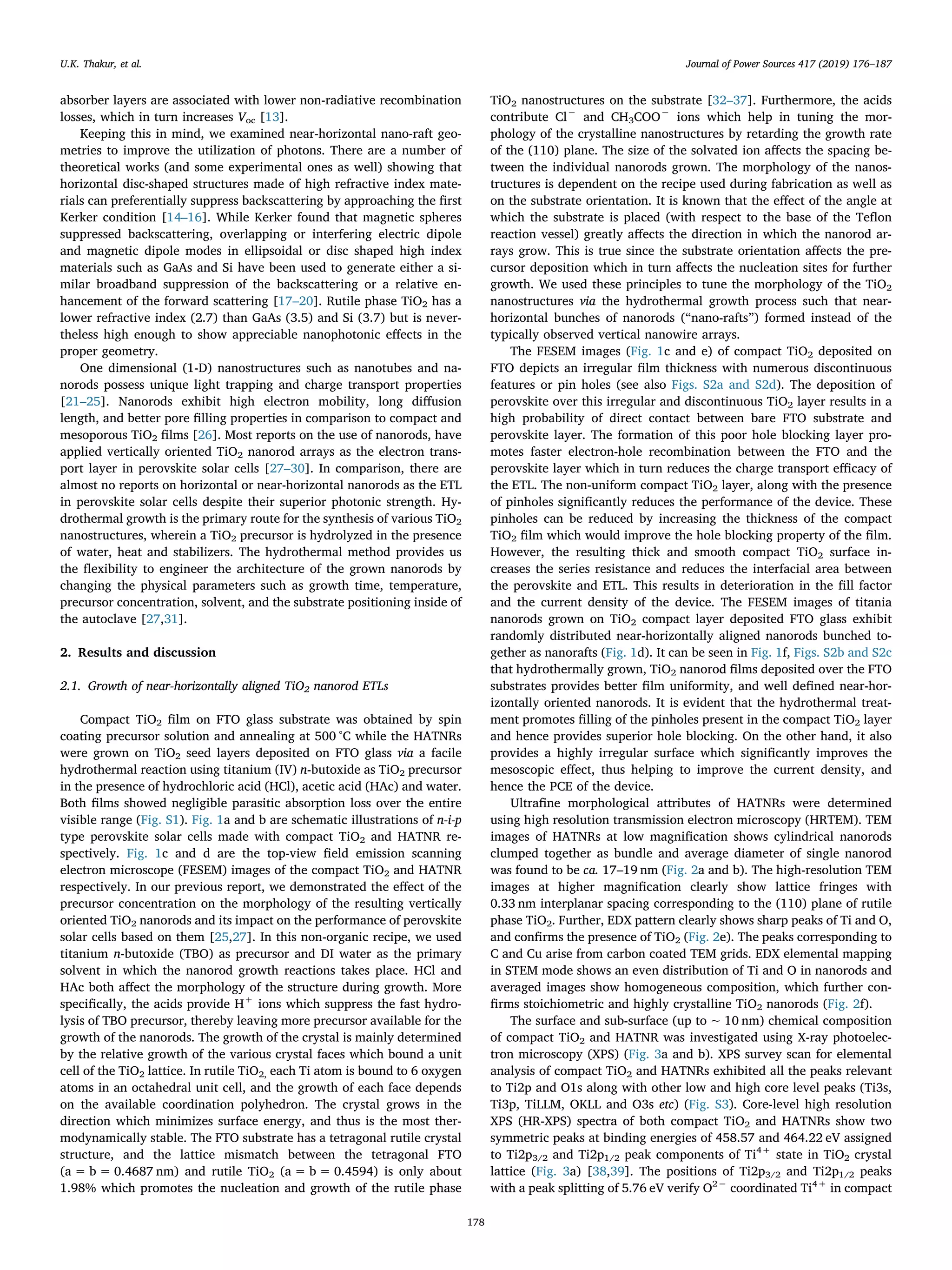 Nanophotonic Enhancement And Improved Electron Extraction In Perovskite Solar Cells Using Near