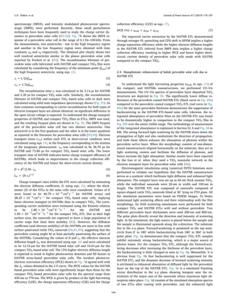 Nanophotonic enhancement and improved electron extraction in perovskite ...