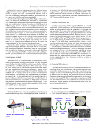 Recycling of Nanocellulose Films | PDF | Chemistry | Science