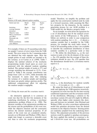Scenario generation and stochastic programming models for asset liabiltiy management | PDF