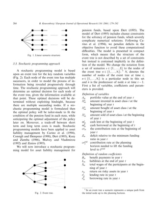 Scenario generation and stochastic programming models for asset liabiltiy management | PDF