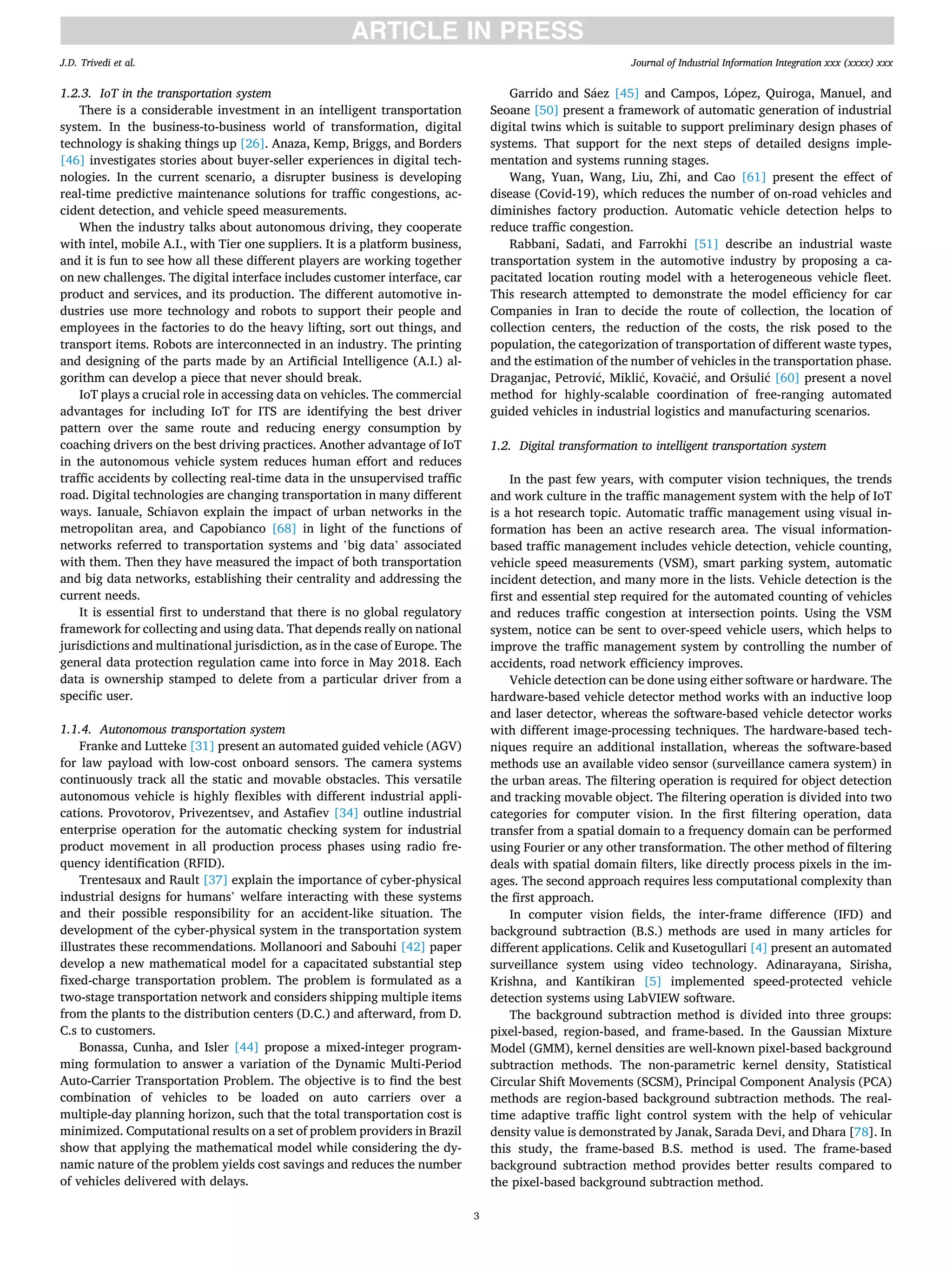 Vision Based Real Time Vehicle Detection And Vehicle Speed Measurement Using Morphology And