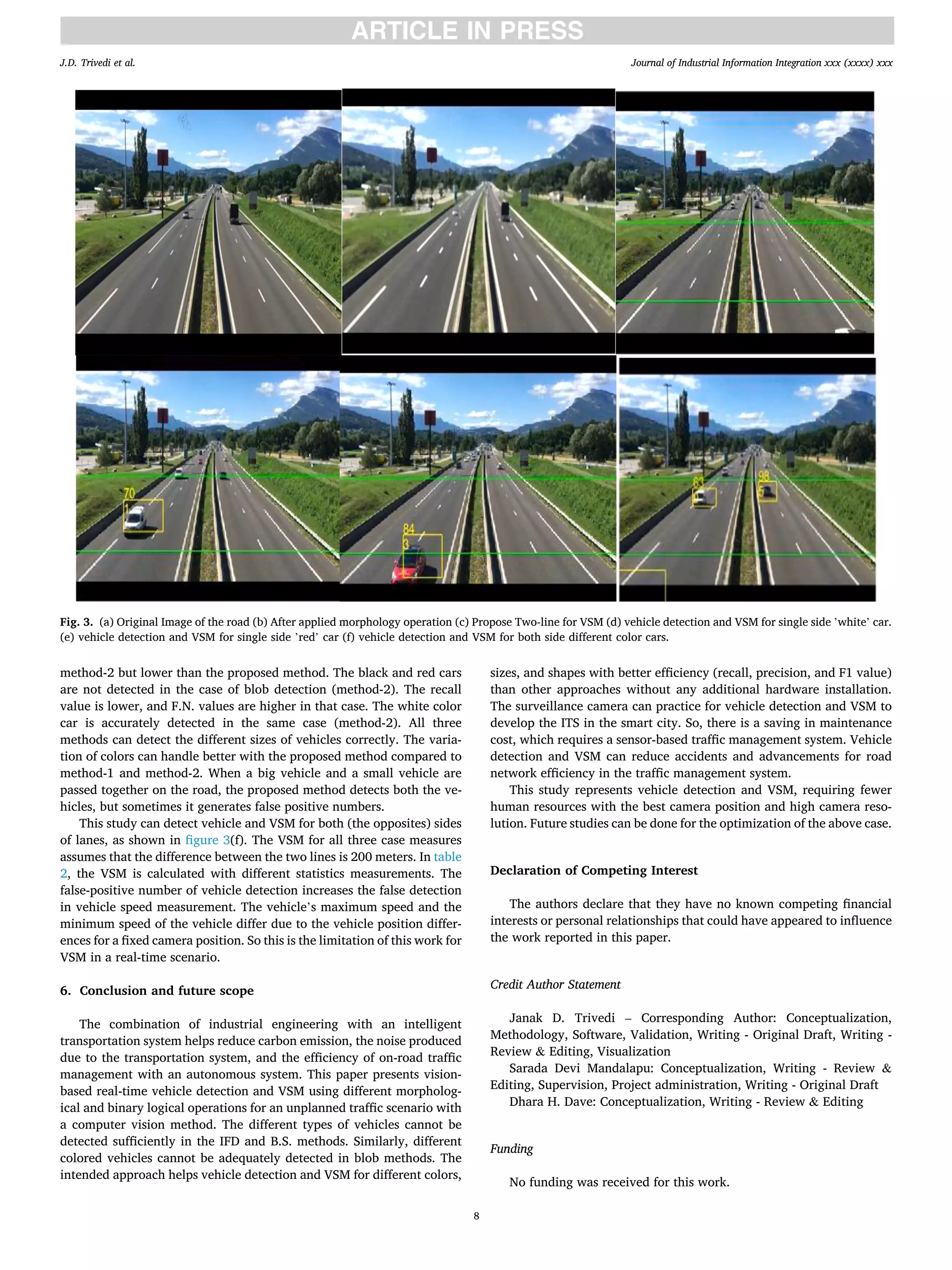 Vision-based real-time vehicle detection and vehicle speed measurement ...