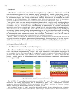 Evaluation of interoperability between automation systems using multi-criteria methods | PDF