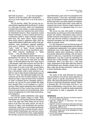 revision de la clasificacion de las maloclusiones | PDF