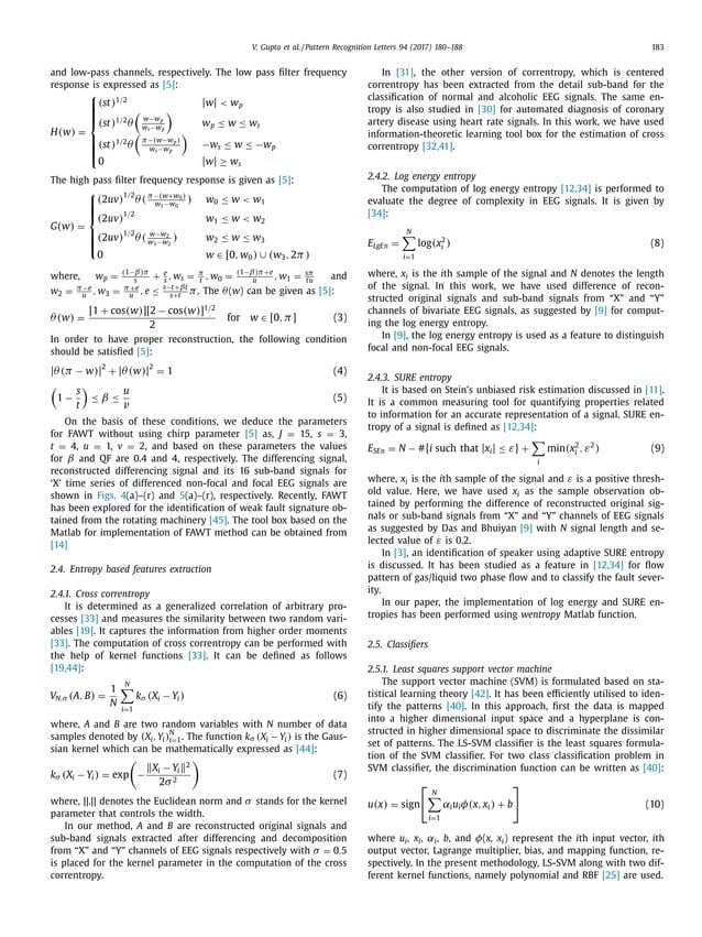 patter journals using wavelet approaches | PDF