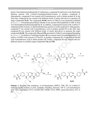 Article - Design and evaluation of novel inhibitors for the treatment ...