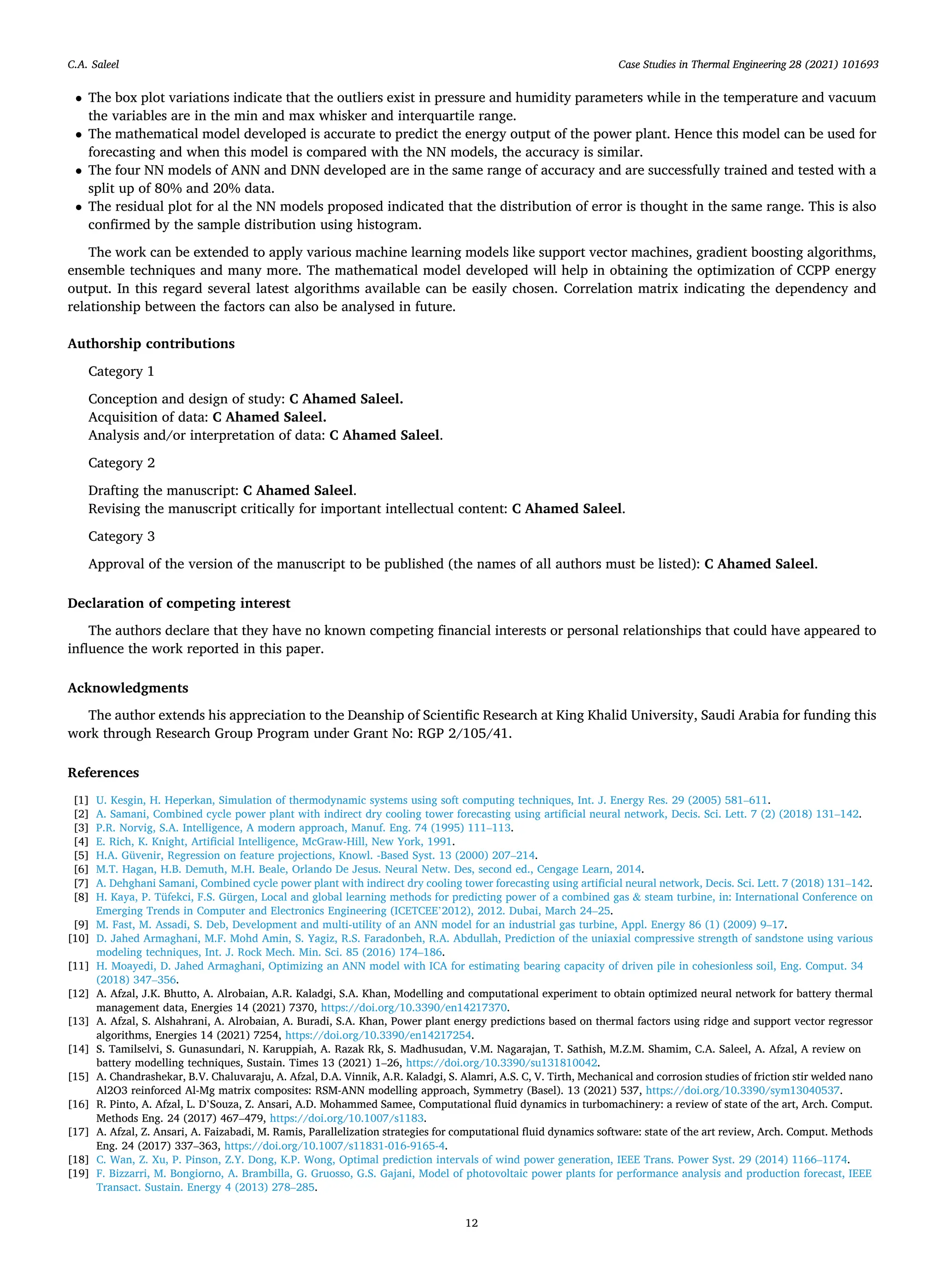 Total enegy forecasting using deep learning | PDF