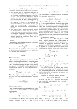 remocion de contaminates en agua residual | PDF