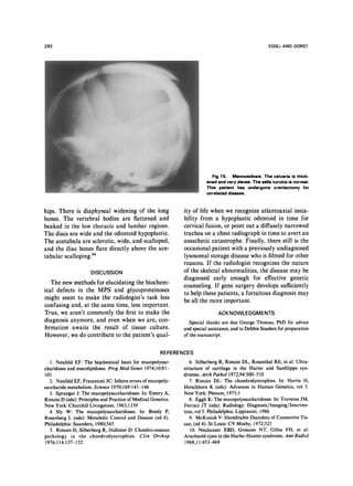 The Mucopolysaccharidoses and Related conditions | PDF