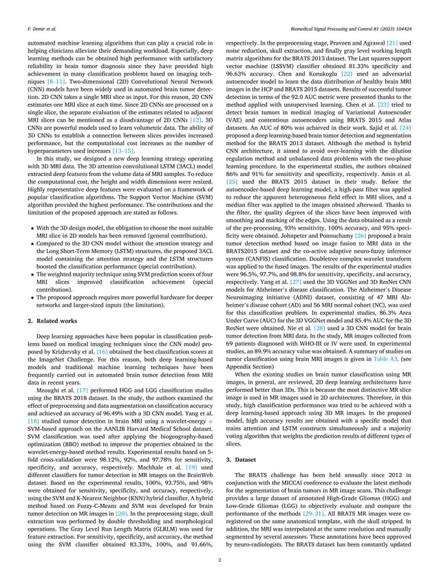 Improving brain tumor classification performance with an effective ...