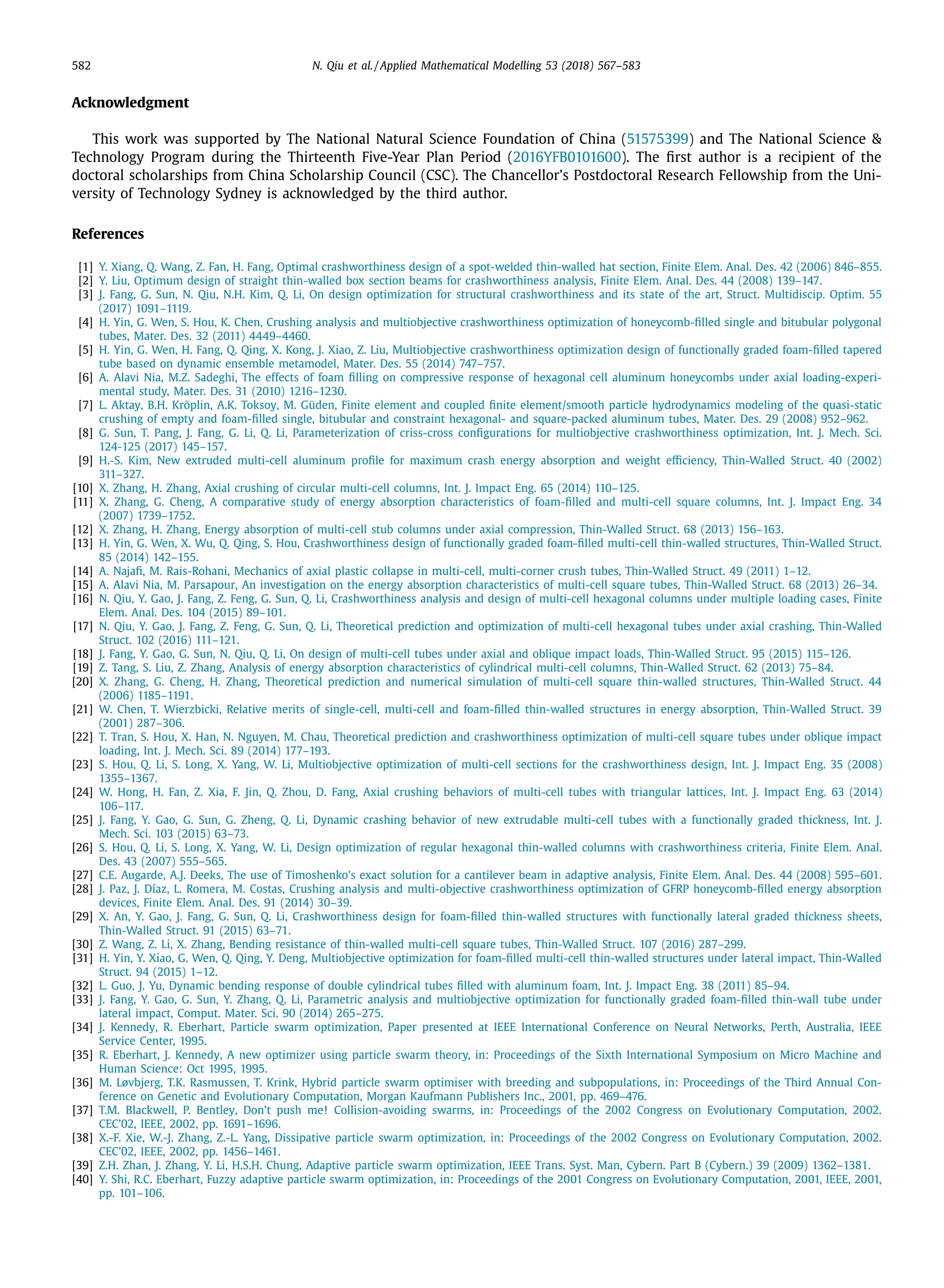 Topological design of multi-cell hexagonal tubes under axial and lateral loading cases using a ...