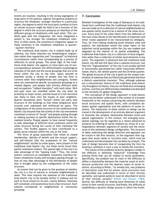 Morphology of quarters in traditional Arab Islamic city: A case of the ...