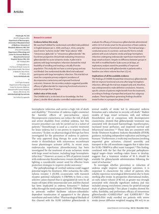 glibenclamida intravenosa en edeme cerenbral | PDF