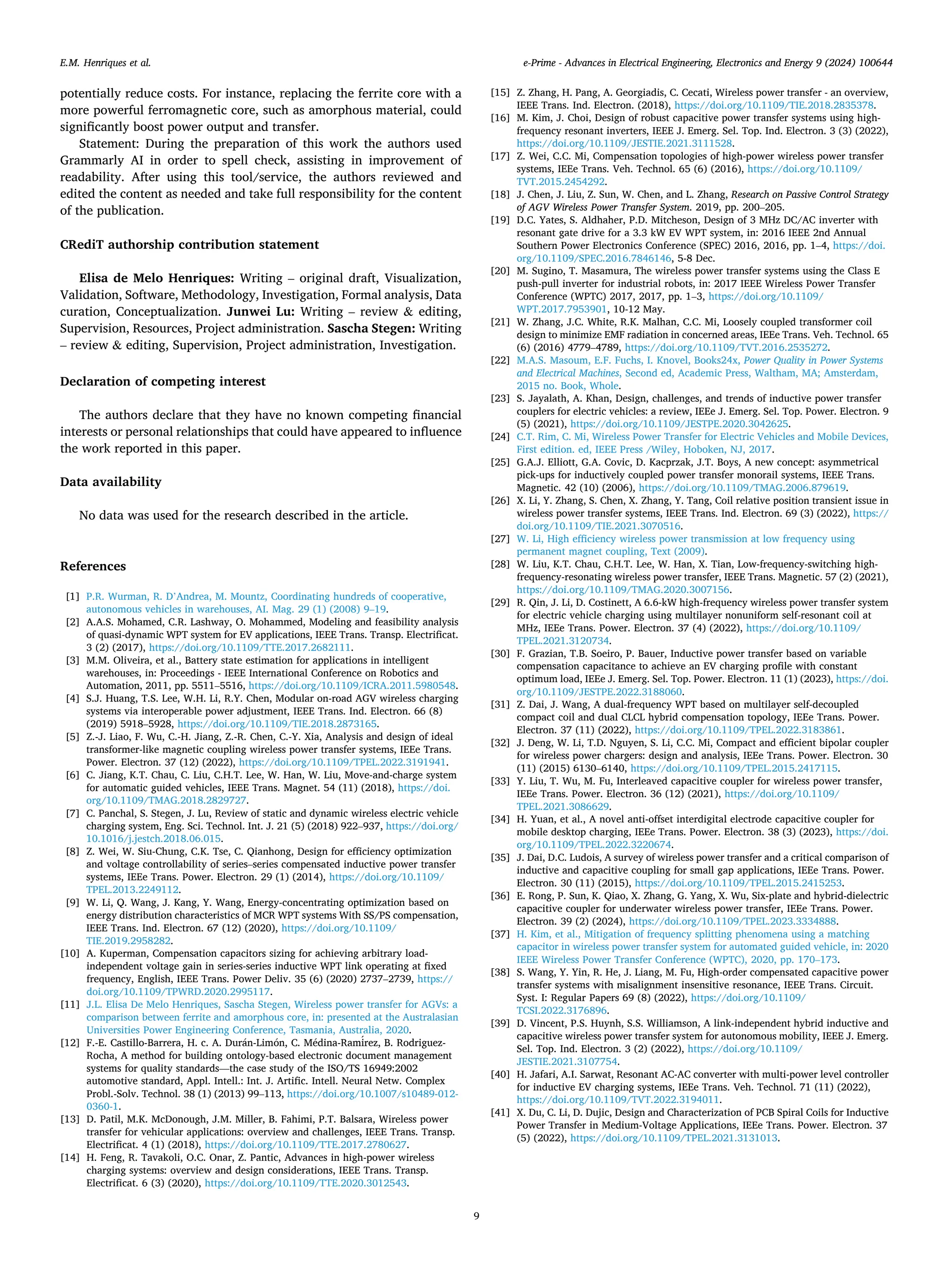 Review of Wireless Power Transfer concepts | PDF