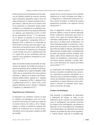 Candida y candidiasis invasora: un reto continuo para su diagnóstico ...
