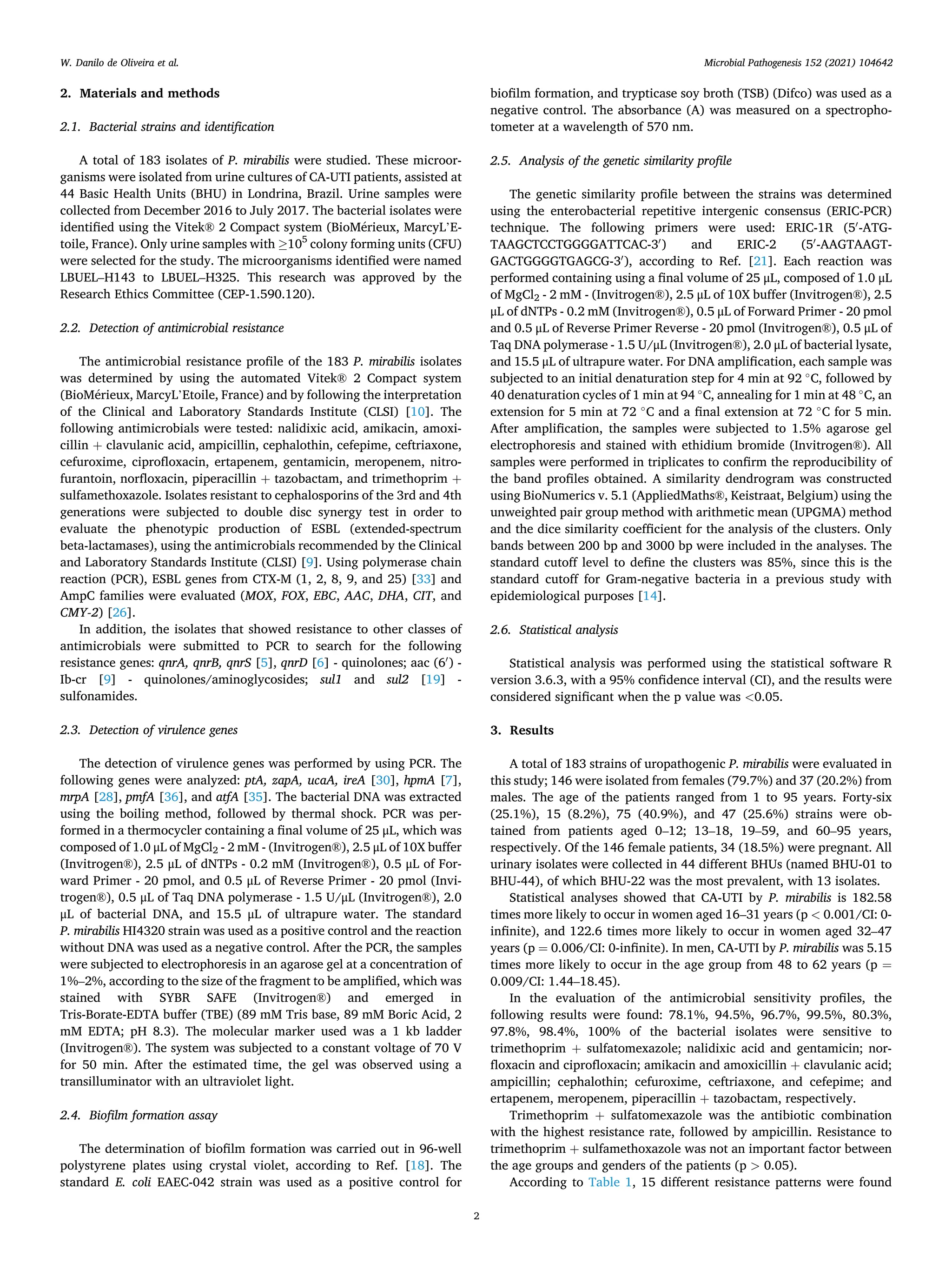 Bacteria in urine during COVID-19 and bacteria and pathology | PDF