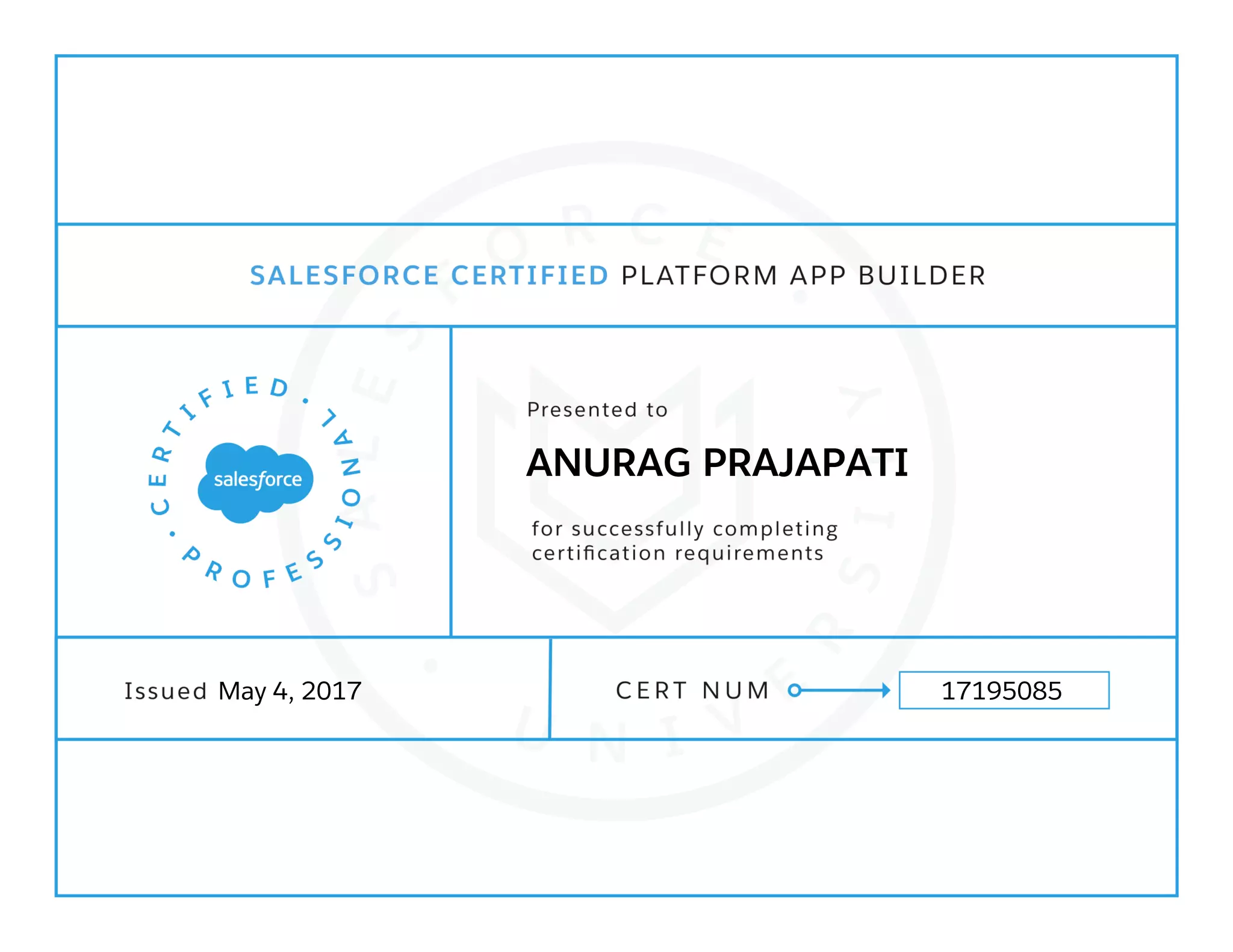 Certificate: Salesforce Platform App Builder | PDF