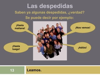 1 saludarse-presentarse | PPTX