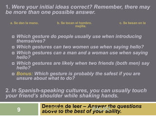 1 saludarse-presentarse | PPTX