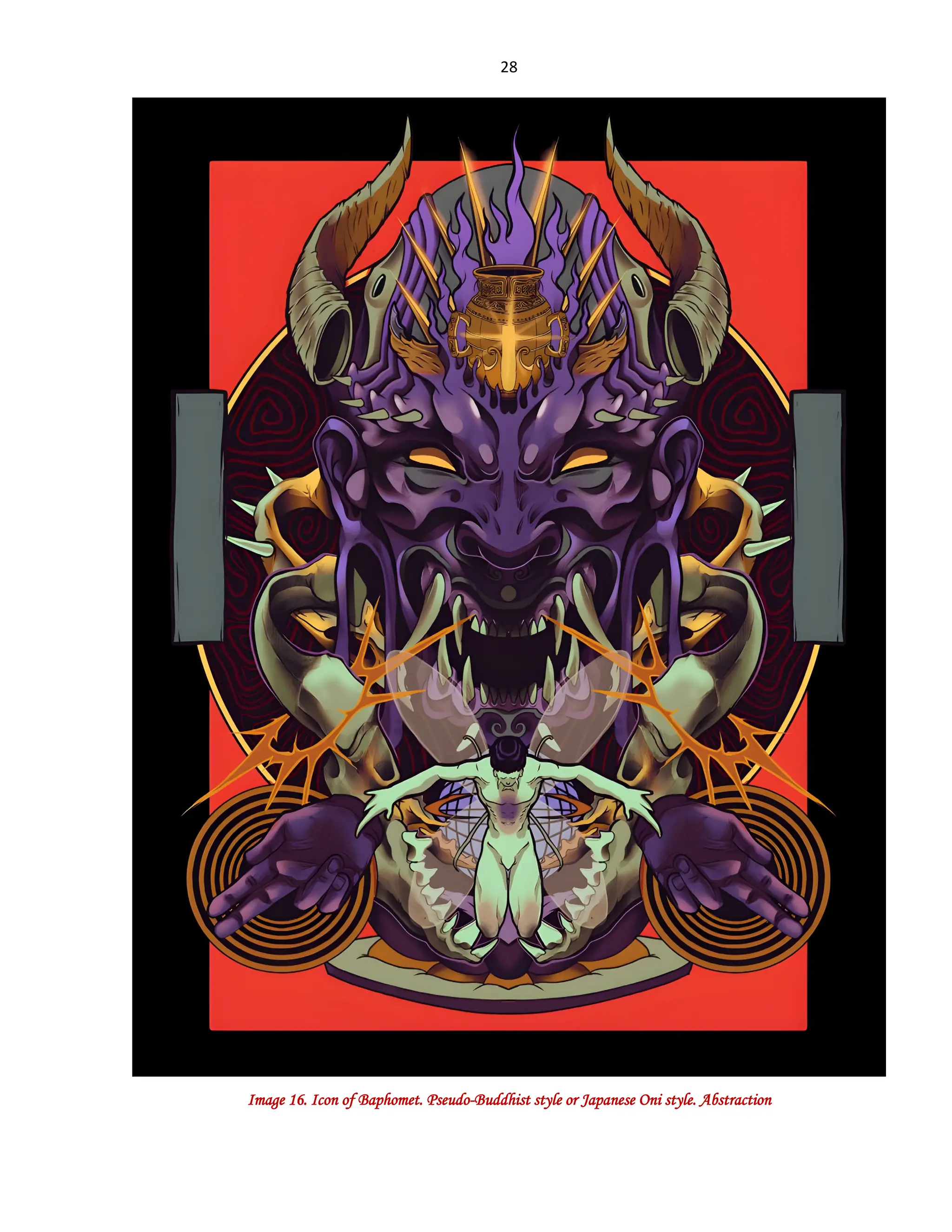 SatanArt No. 1 Album theme: Classic image of Satan-Baphomet and ...