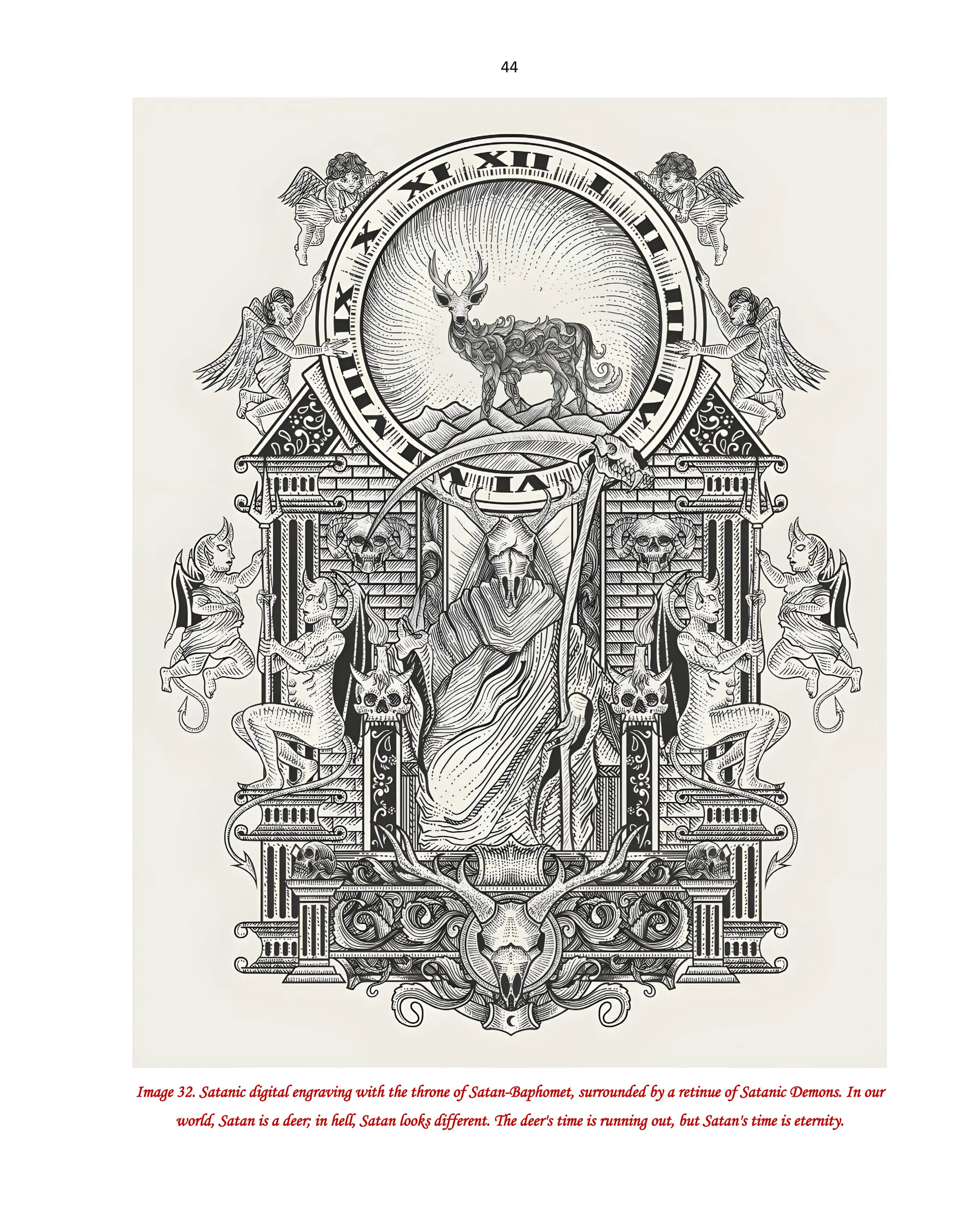 SatanArt No. 1 Album theme: Classic image of Satan-Baphomet and ...