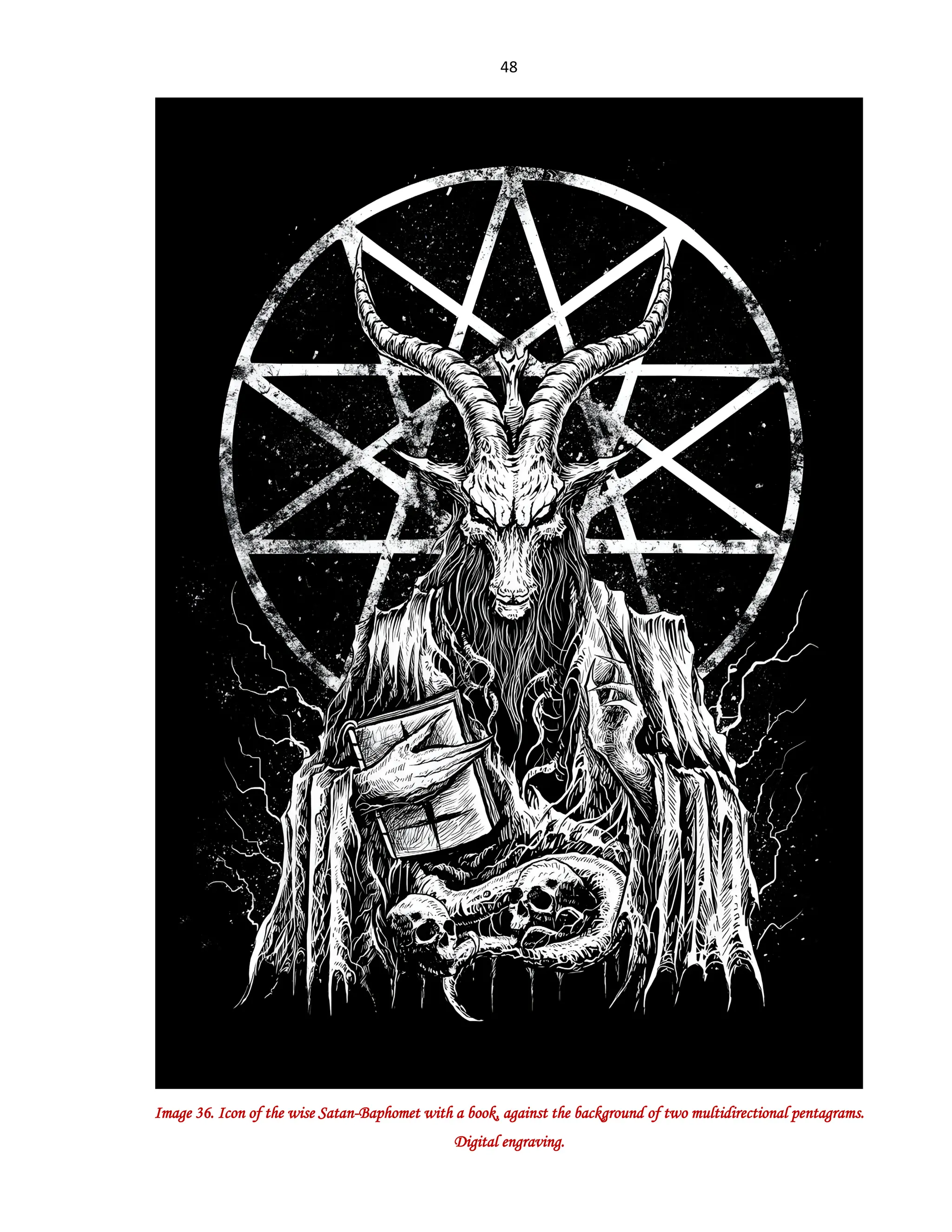 SatanArt No. 1 Album theme: Classic image of Satan-Baphomet and ...