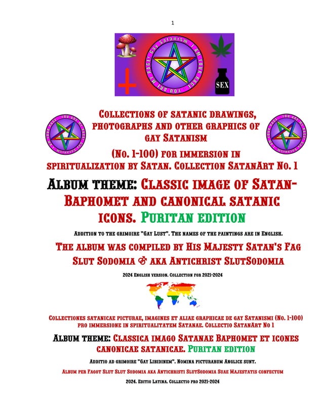 SatanArt No. 1 Album theme: Classic image of Satan-Baphomet and ...