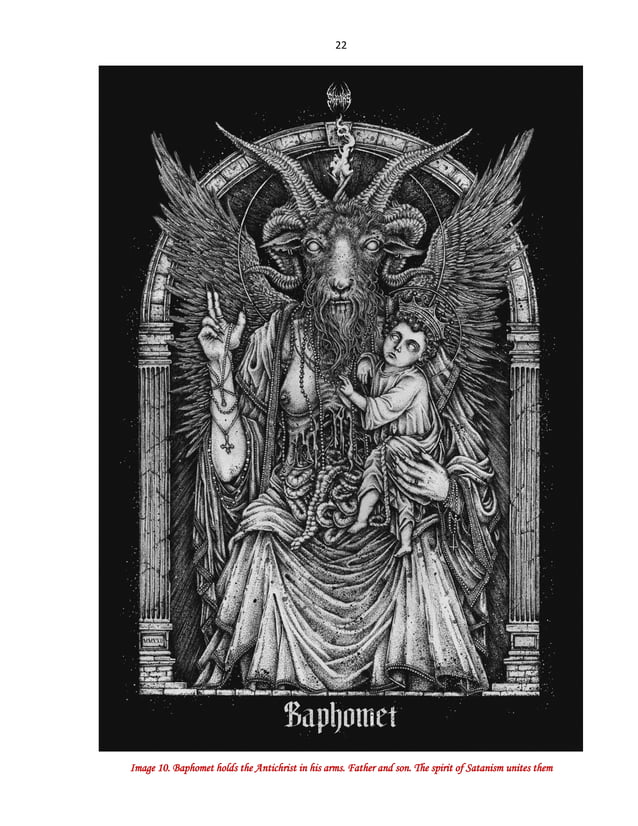 SatanArt No. 1 Album theme: Classic image of Satan-Baphomet and ...