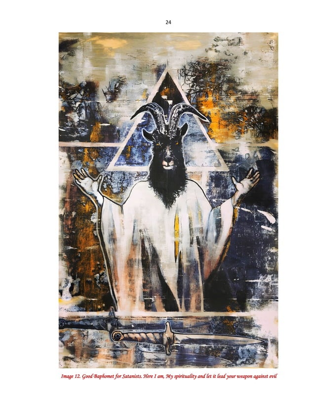 SatanArt No. 1 Album theme: Classic image of Satan-Baphomet and ...