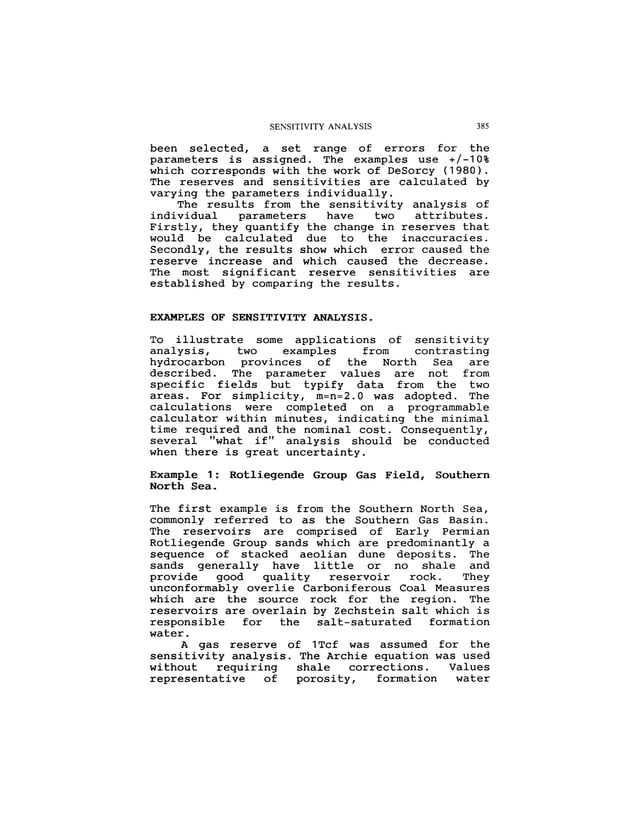 Oil and gas reserves sensitivity to log evaluation | PDF