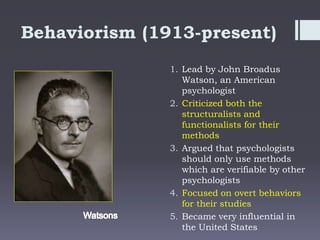 Schools of Psychology | PPTX