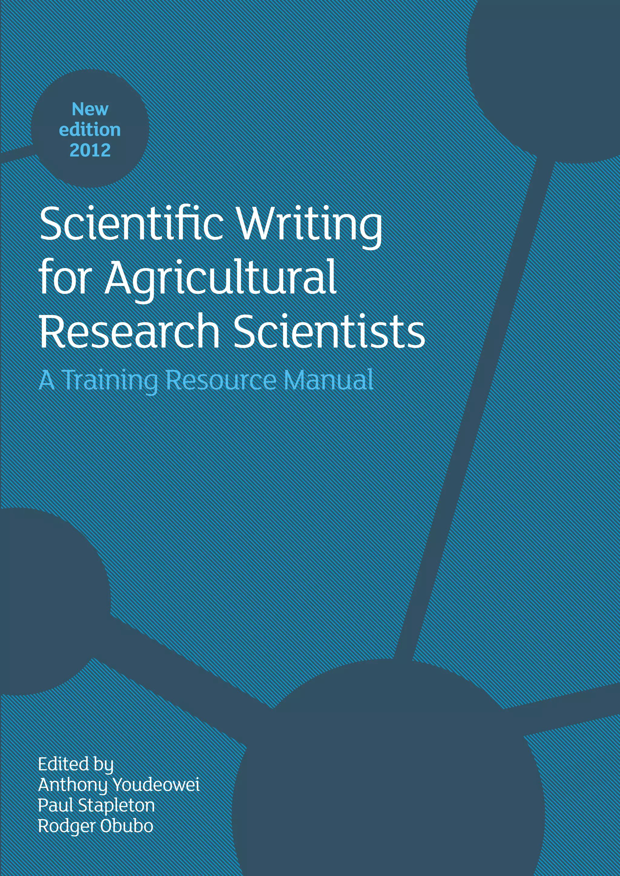 1 scientific-writing-for-agricultural-research-scientists-a-training ...