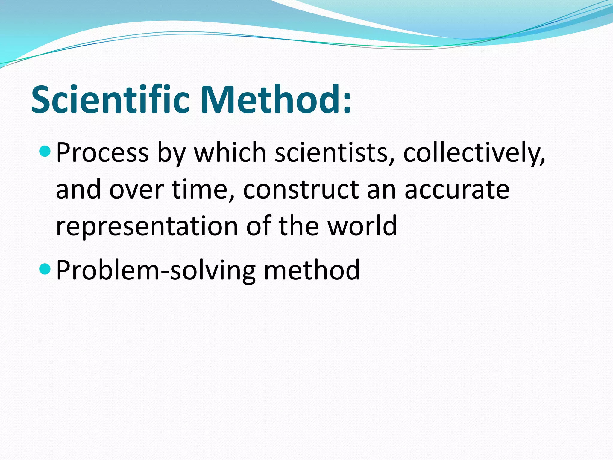 Scientific Method Notes | PPTX | Science