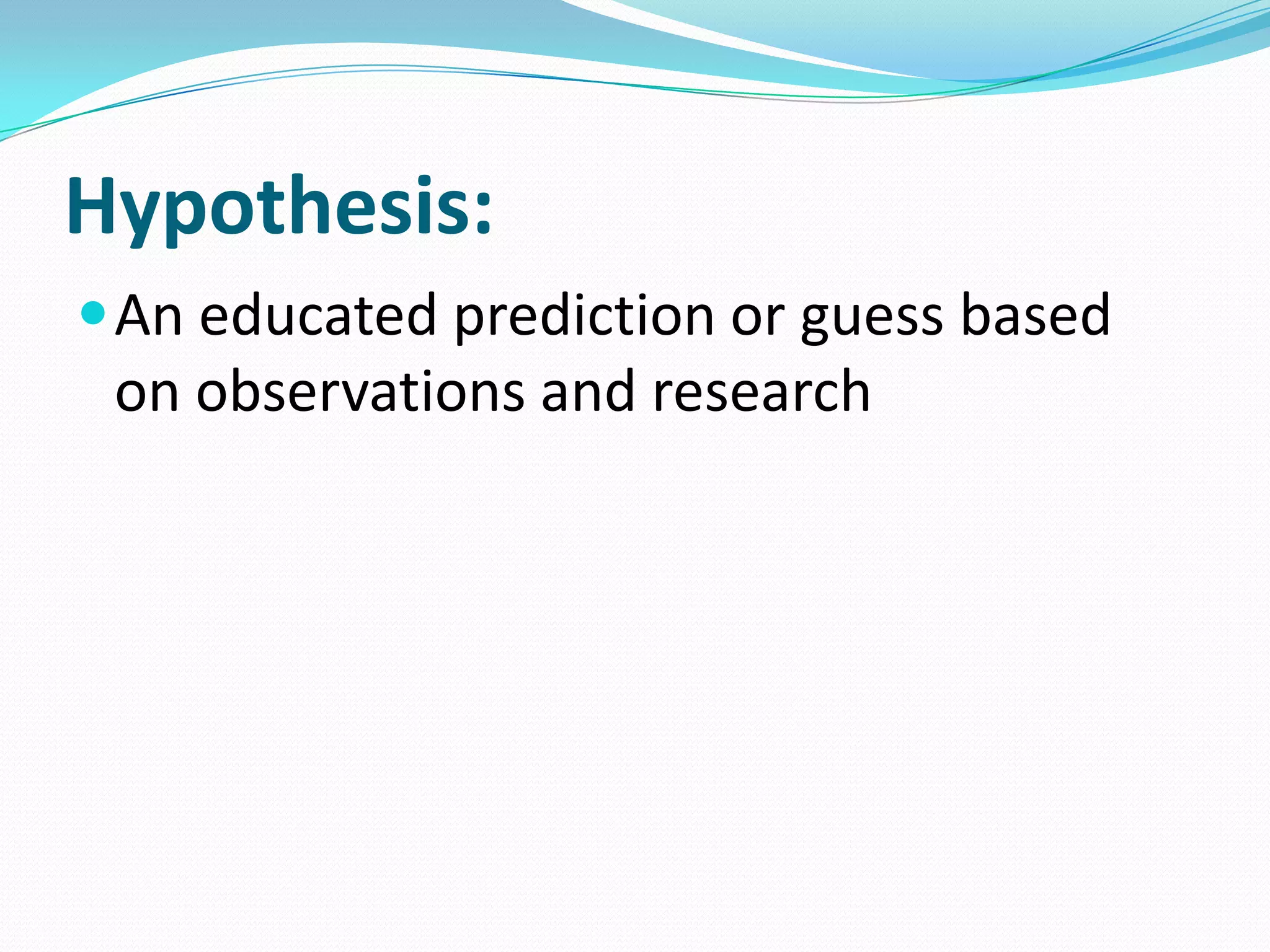 Scientific Method Notes | PPTX | Science