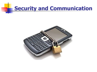 Security communication | PPT