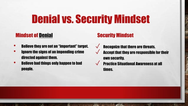 Developing A Security Mindset | PPT