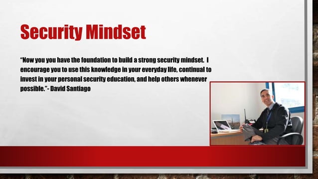 Developing A Security Mindset | PPT