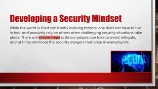 Developing A Security Mindset | PPTX | Crime & Harmful Acts to ...