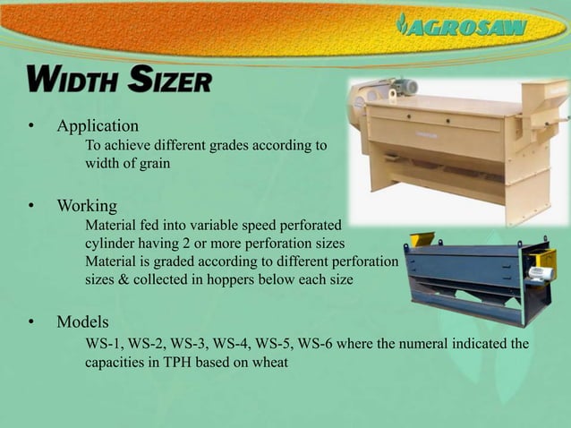 1. seed & grain cleaning & grading | PPSX | Manufacturing Industry ...