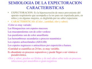 semiologiìa del aparato respiratorio | PPT