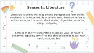 1-Sense In Literature _ Dominant Impulses Behind Literature.pptx