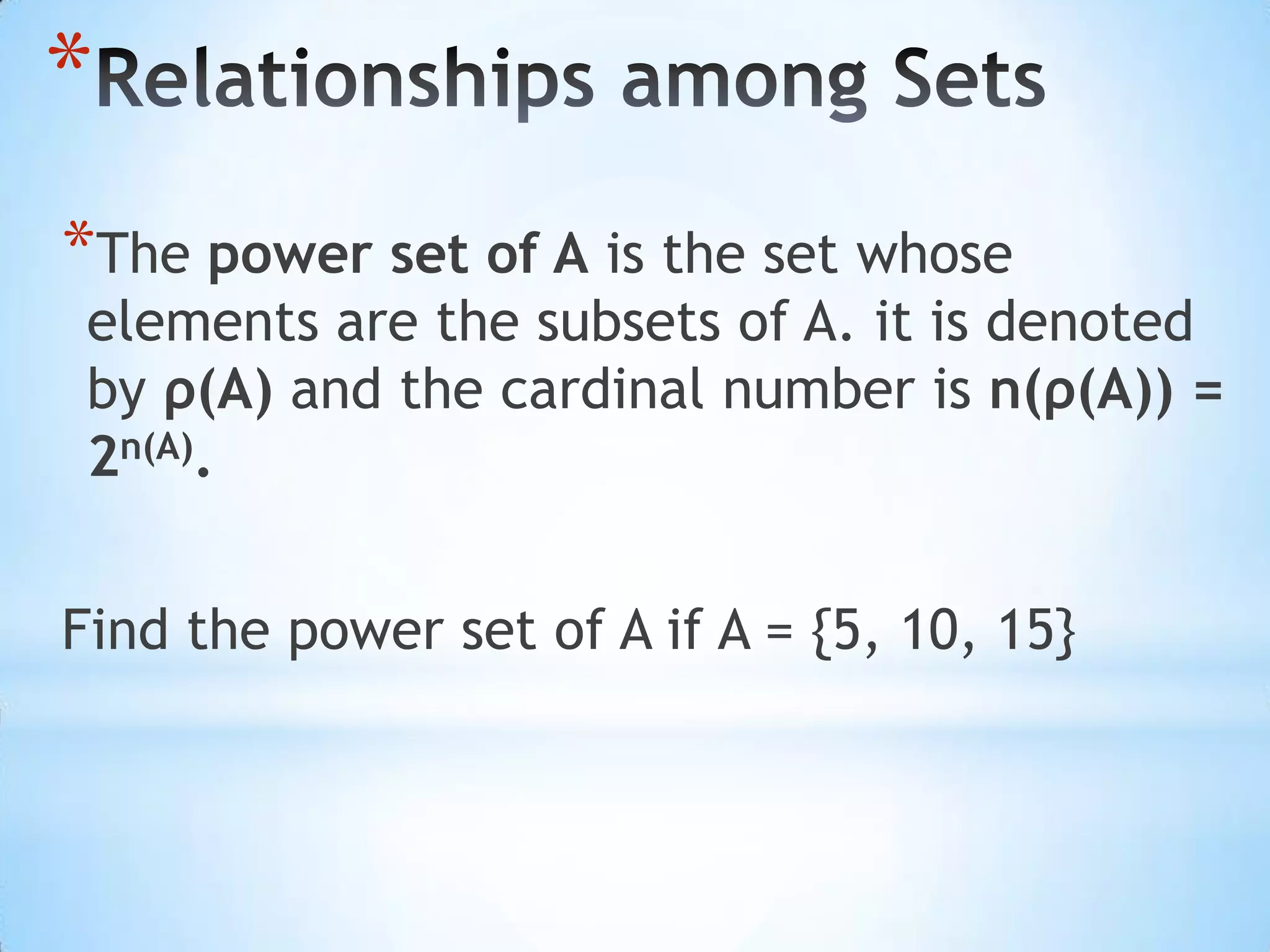 1. sets and basic notations | PPTX