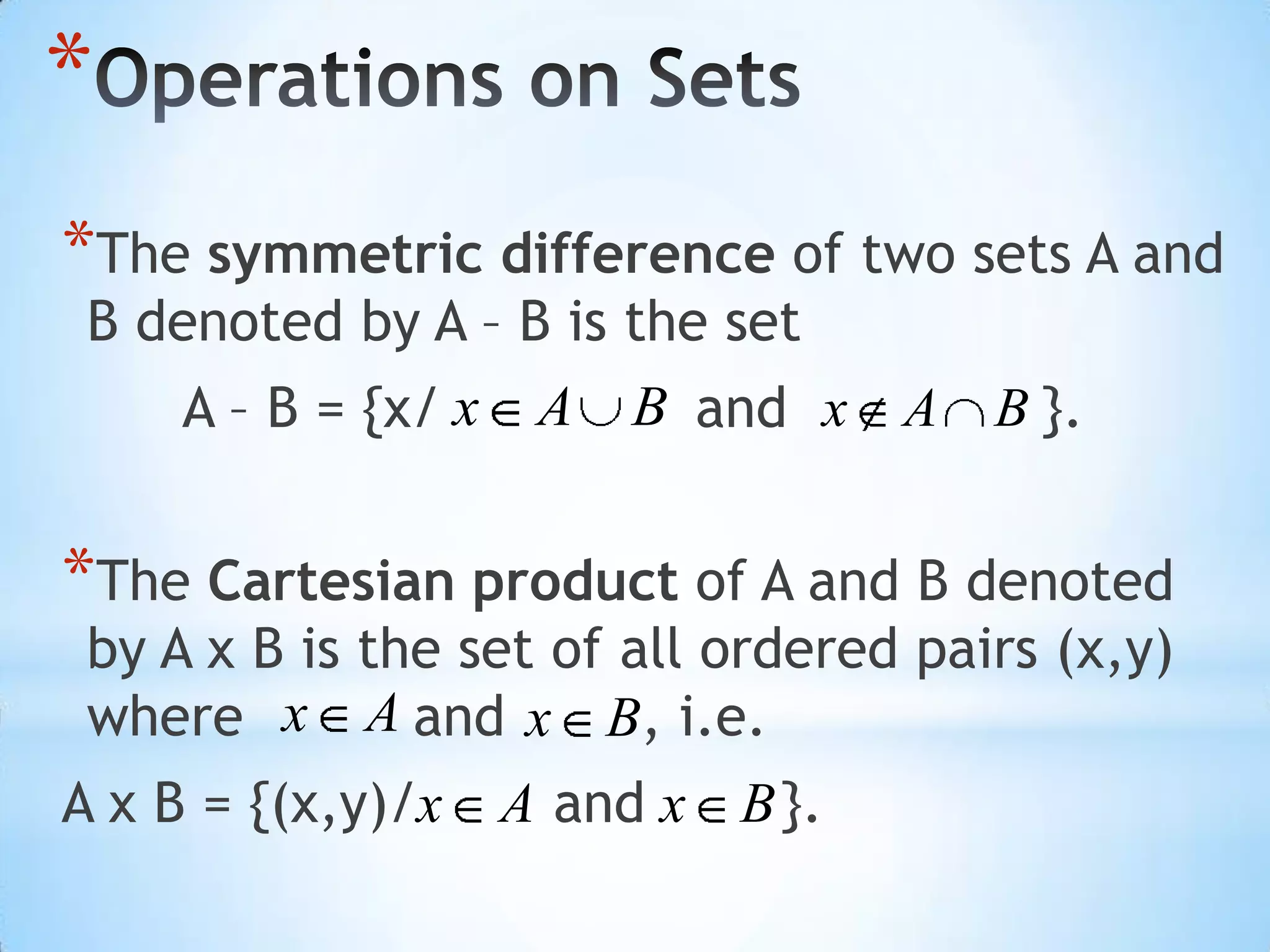1. sets and basic notations | PPTX