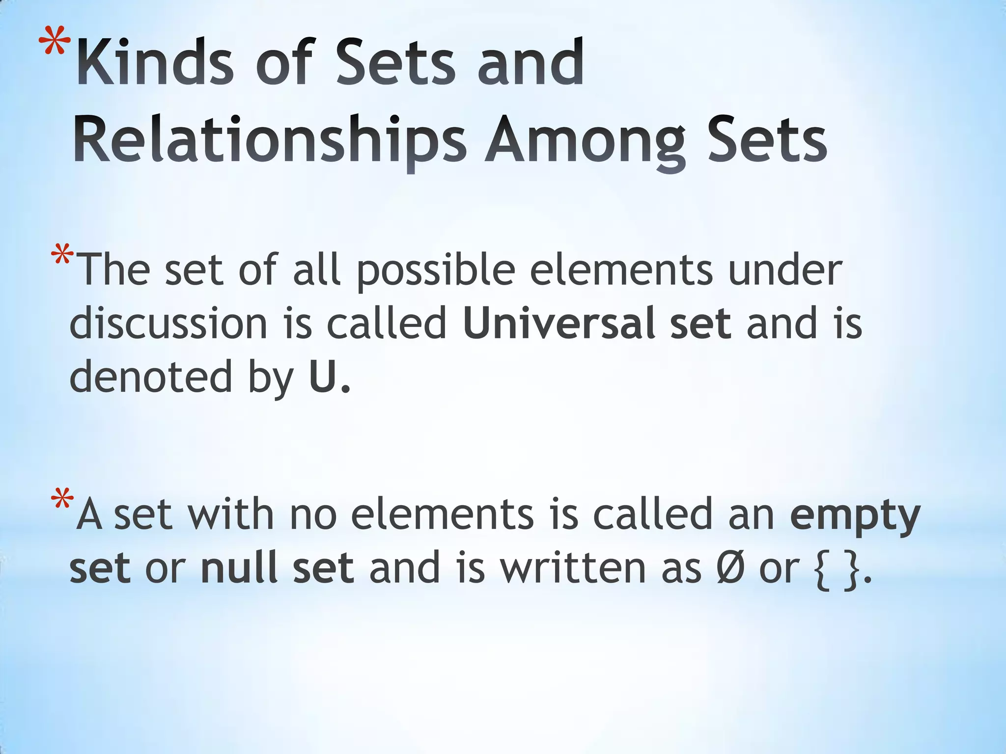 1. sets and basic notations | PPTX