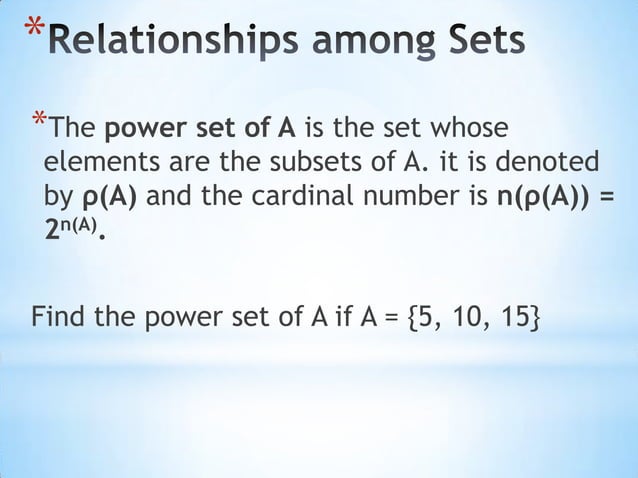1. sets and basic notations | PPTX
