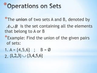 1. sets and basic notations | PPTX