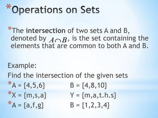 1. sets and basic notations | PPTX